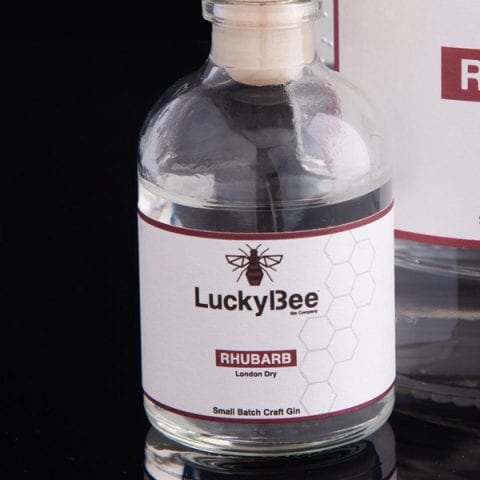 Lucky Bee Rhubarb Gin Taster | Lucky Bee Gin